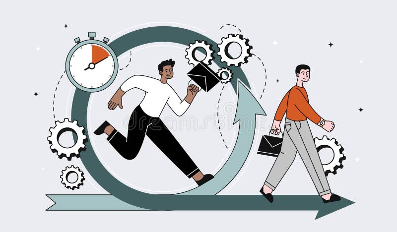 Quick decisions concept stock vector. Illustration of agile - 258751968