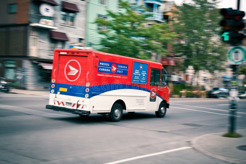 Quick Delivery - Canadian Post Editorial Photography - Image of typical ...