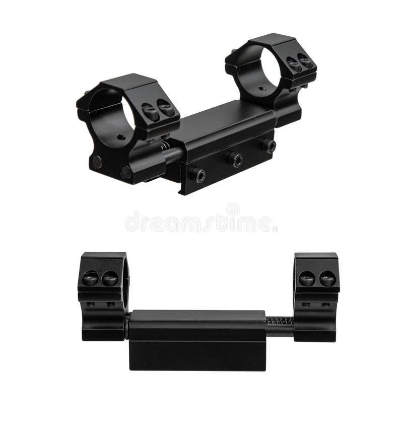 Quick Disconnect Sniper Cantilever Scope Mounts on White Background ...