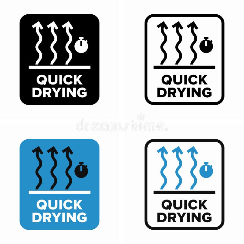 Quick Drying Icon Stock Illustrations – 35 Quick Drying Icon Stock ...