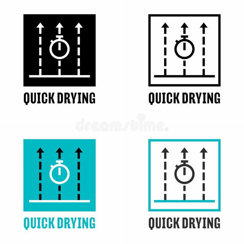Quick Drying Icon Stock Illustrations – 29 Quick Drying Icon Stock ...