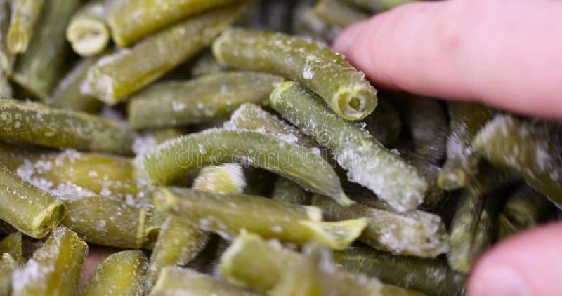 Quick-frozen Beans for Storage and Cooking Stock Video - Video of diet ...