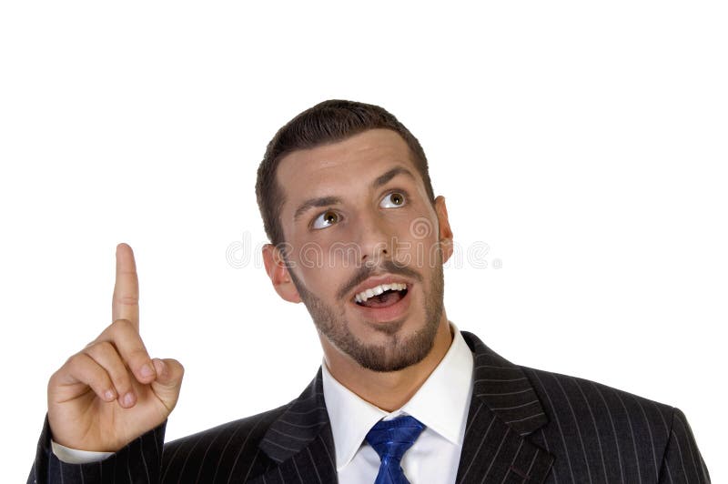 Quick idea in mind stock image. Image of pose, indoor - 6588391