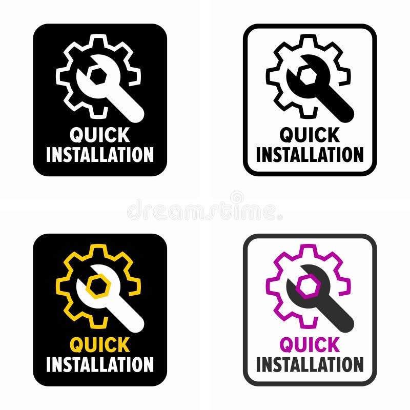 Quick Installation Stock Illustrations – 222 Quick Installation Stock ...