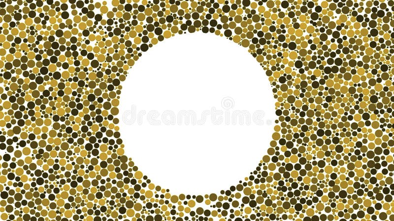 Quick Motion of Multi-colored Dots of Different Size Creating the Empty ...