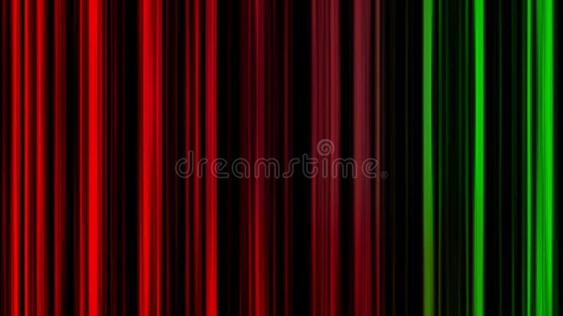Quick Motion of Multicolored Neon Bright Lines Falling Down on the ...