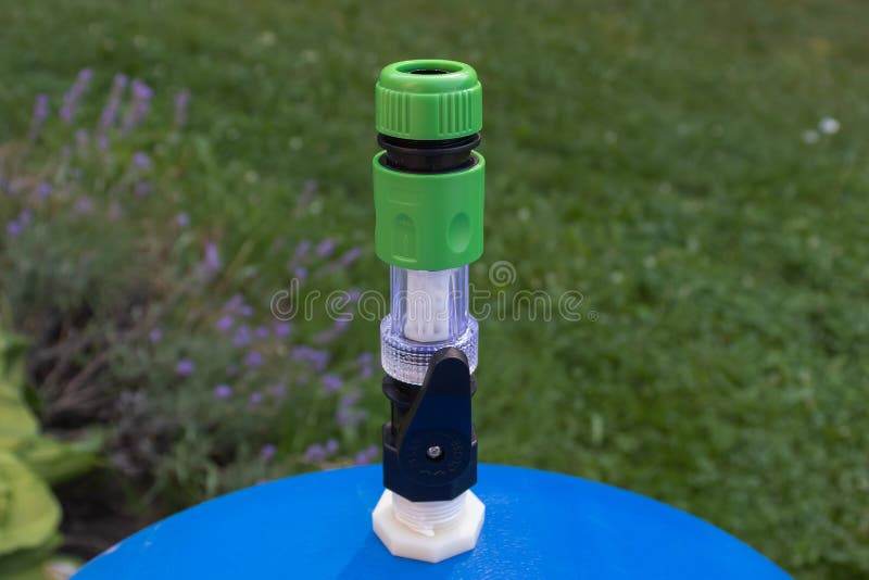 Quick-release Connection with the Tap Stock Image - Image of close ...