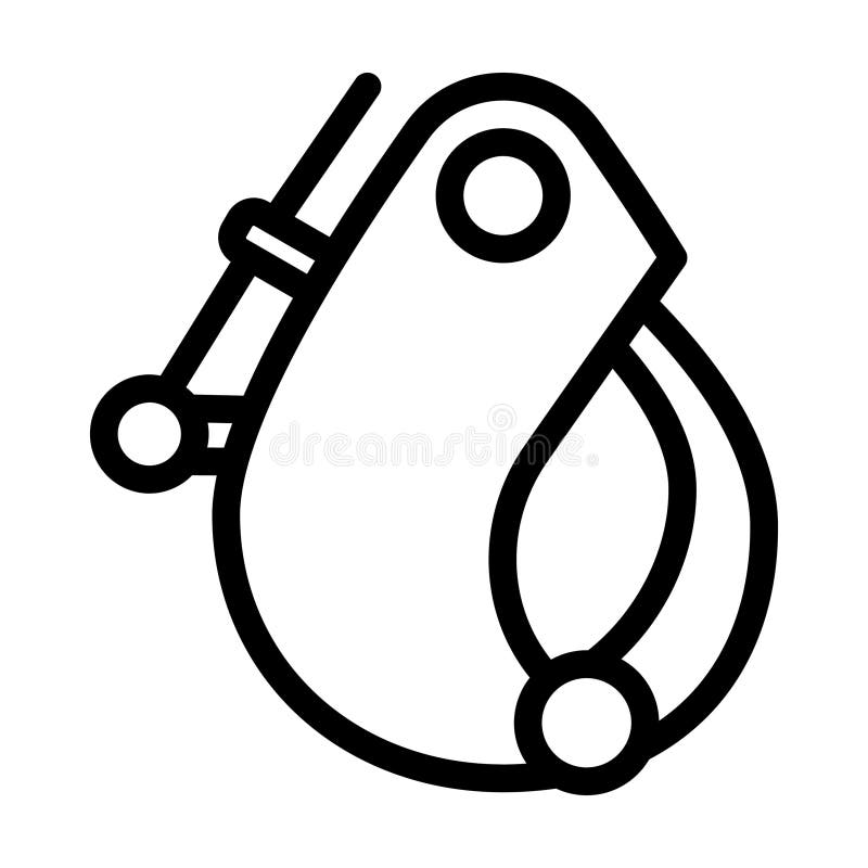 Quick Release Mechanism Line Icon Vector Illustration Stock Vector - Illustration of quality ...
