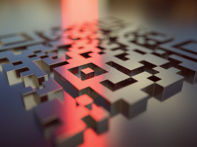 Quick Response Code stock illustration. Illustration of quick - 105909998