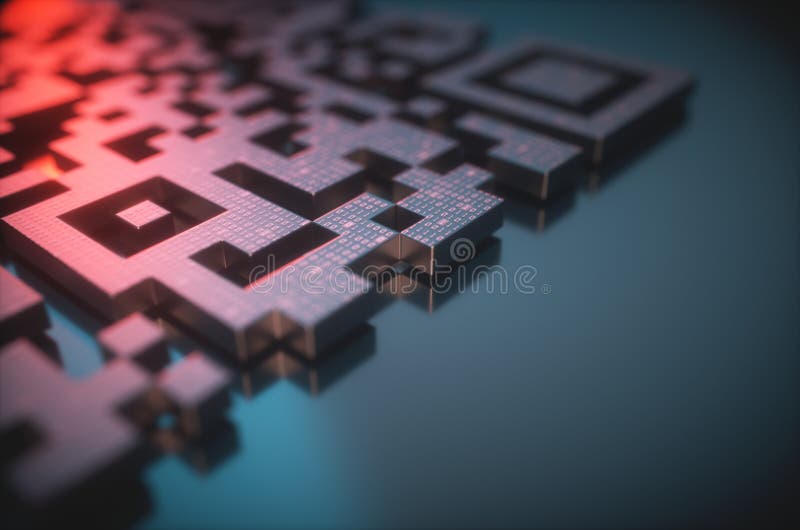 Quick Response Code stock photo. Image of computer, encryption - 78524994
