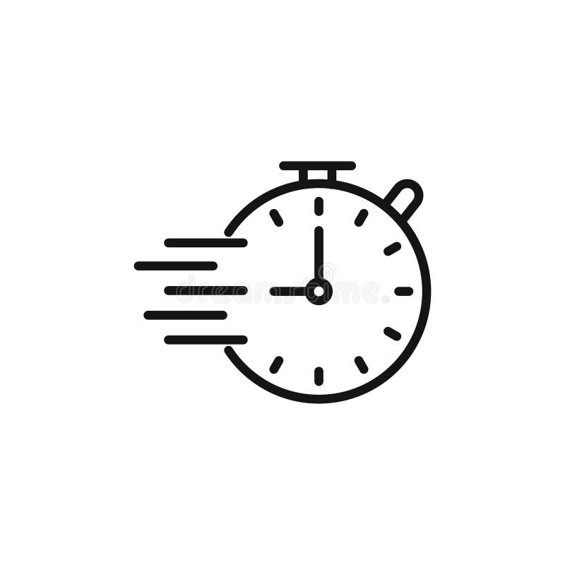 Quick Response Icon Outline Collection in Black and on White Background ...