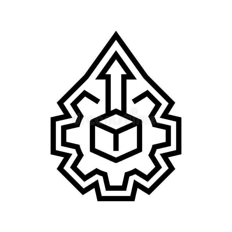 Quick Setup Line Icon Vector Illustration Stock Illustration ...