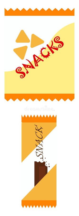 Quick Snacks, Illustration, Vector Stock Vector - Illustration of ...