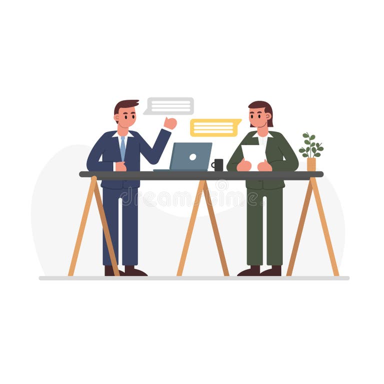Informal Interview Stock Illustrations – 166 Informal Interview Stock ...