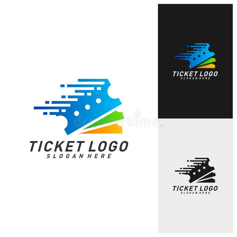 Quick Ticket Logo Template Design Vector, Emblem, Creative Design, Icon ...