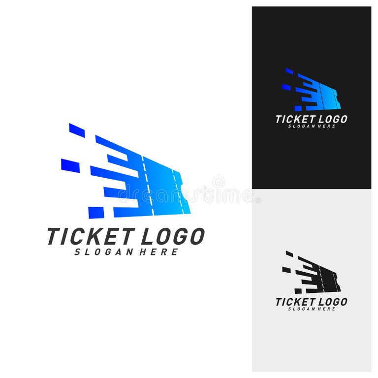 Quick Ticket Logo Template Design Vector, Emblem, Creative Design, Icon ...