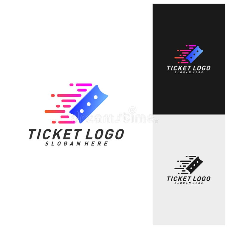Quick Ticket Logo Template Design Vector, Emblem, Creative Design, Icon ...