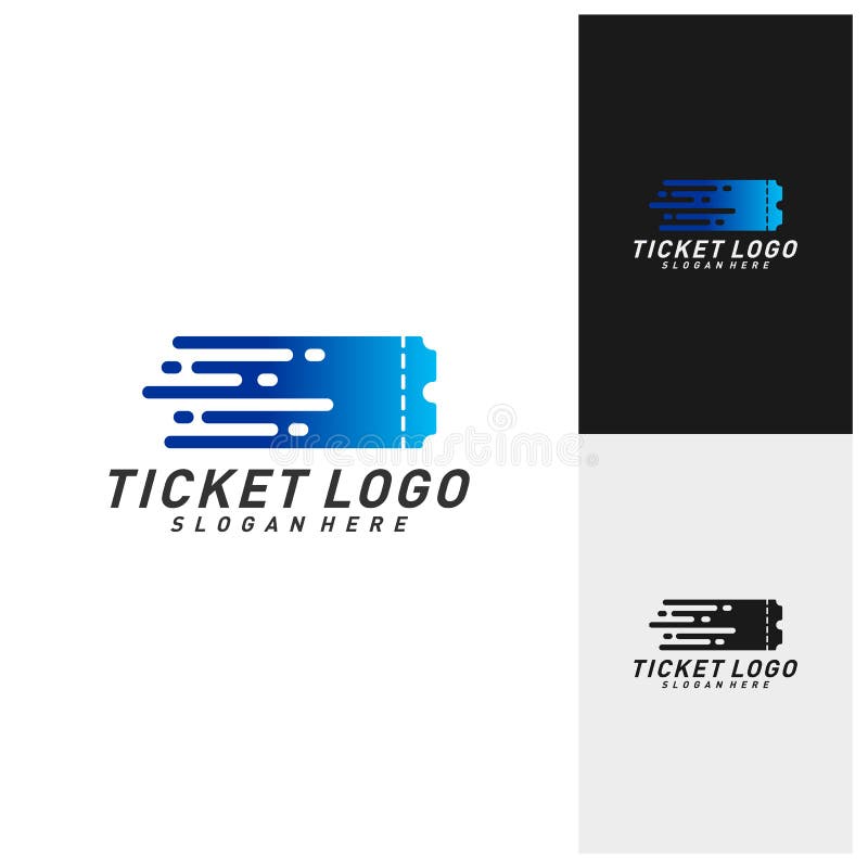 Quick Ticket Logo Template Design Vector, Emblem, Creative Design, Icon ...