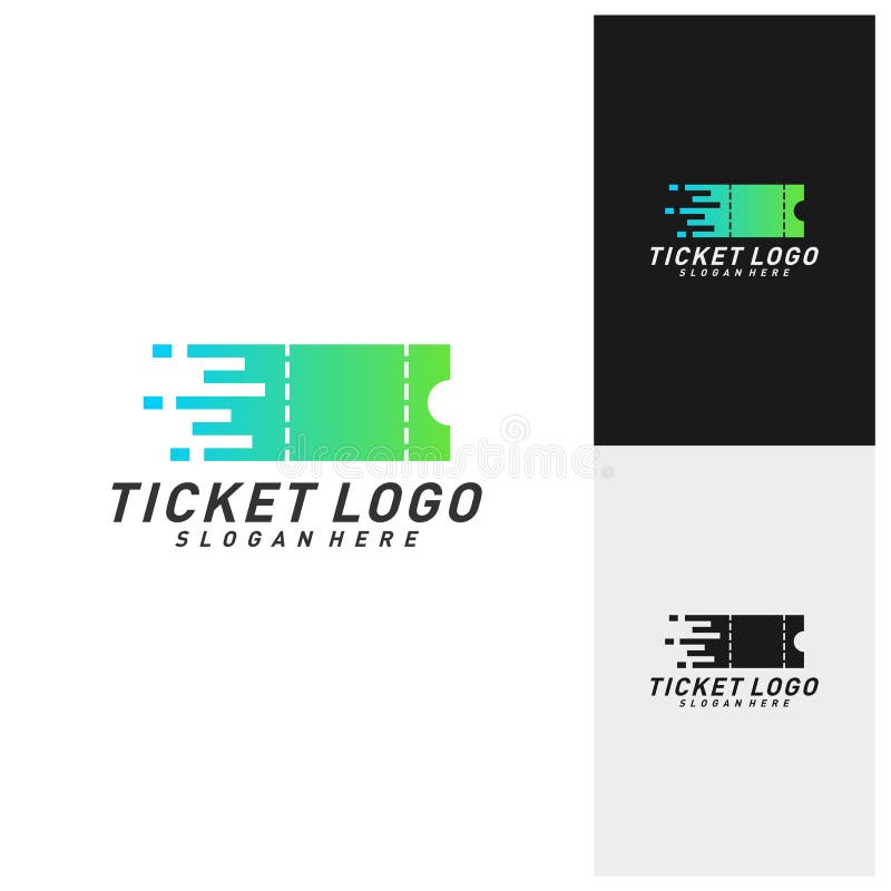 Quick Ticket Logo Template Design Vector, Emblem, Creative Design, Icon ...