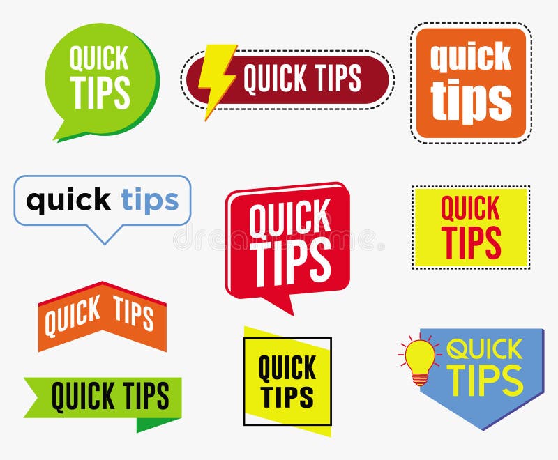 Quick Tips Banner or Help Full Banner for Books, Magazine, Website and ...