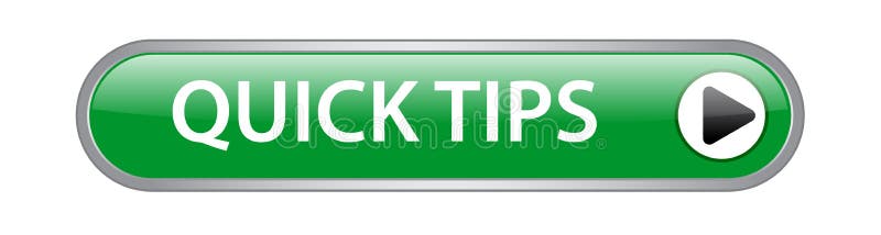 Quick tips button stock vector. Illustration of element - 119139737