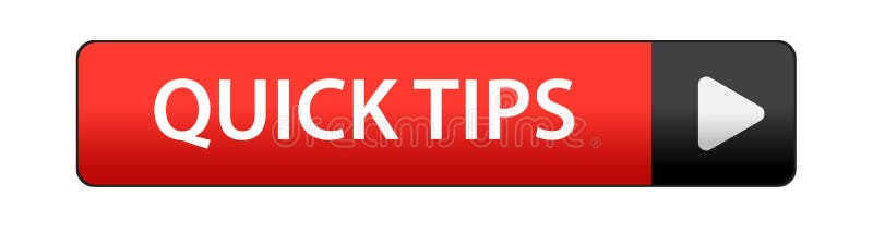 Quick tips button stock vector. Illustration of helpful - 119139821