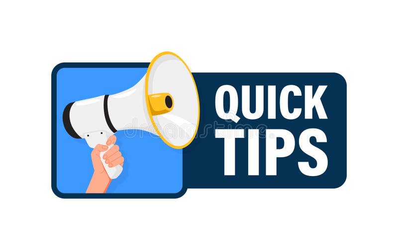 Quick Tips. Hand Hold Megaphone Speaker for Announce. Attention Please ...