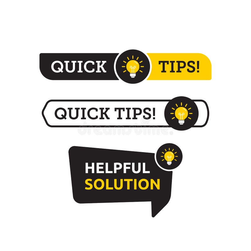 Tips Lightbulb Stock Illustrations – 1,019 Tips Lightbulb Stock ...