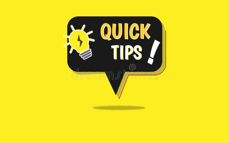 Quick Tips, Helpful Tricks Vector Logos, Emblems and Banners. Quick ...