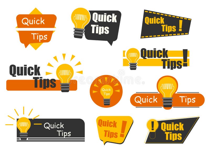 Quick Tips, Hint, Tooltip for Website. Stock Vector - Illustration of ... Quick Tips, Hint, Tooltip for Website. Stock Vector - Illustration of ...