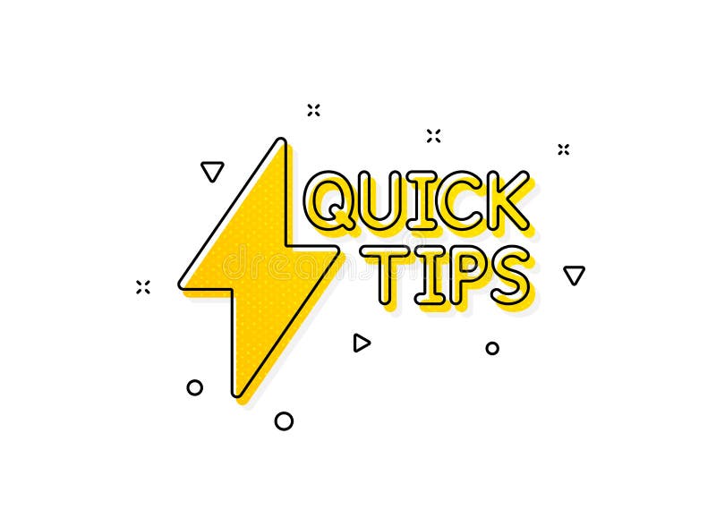 Quick Tips Icon. Helpful Tricks Sign. Vector Stock Vector ...