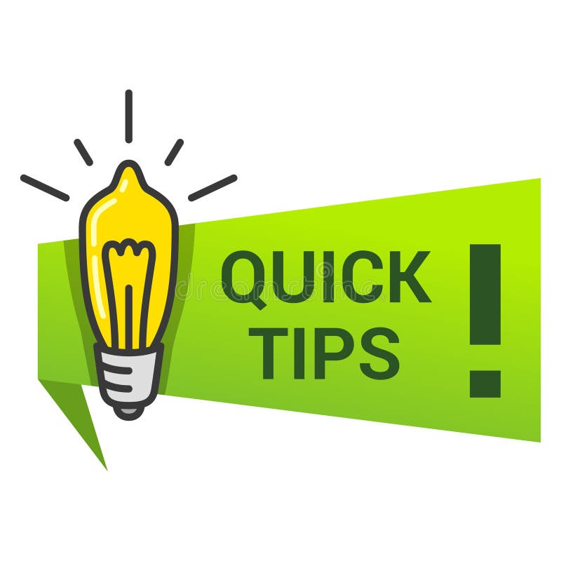 Quick Tips Icon Set, Information Banner Design Stock Vector ... Quick Tips Icon Set, Information Banner Design Stock Vector ...
