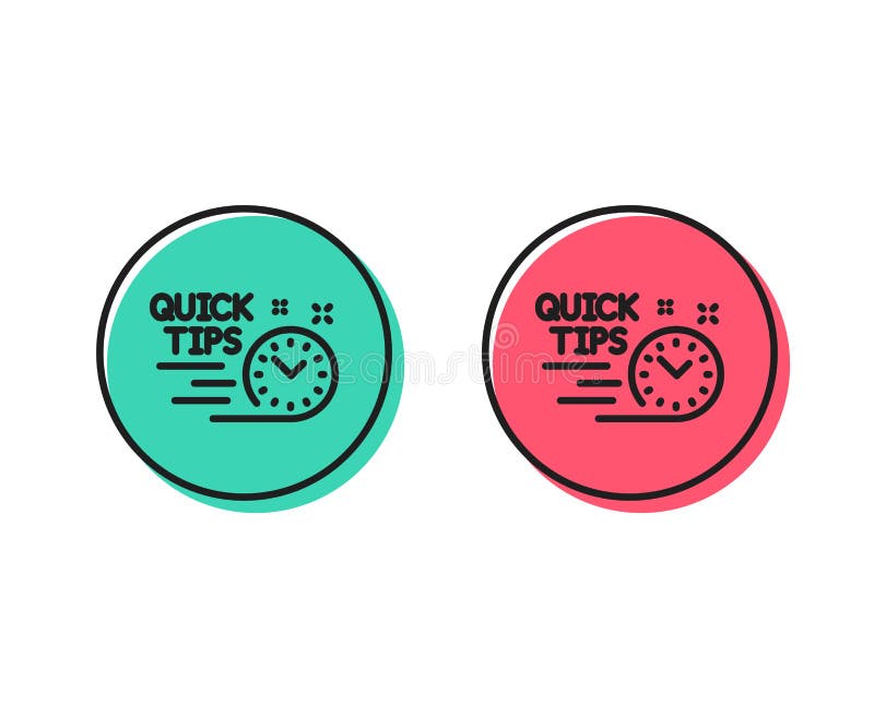 Quick Tips Line Icon. Helpful Tricks Sign. Vector Stock Vector ... Quick Tips Line Icon. Helpful Tricks Sign. Vector Stock Vector ...