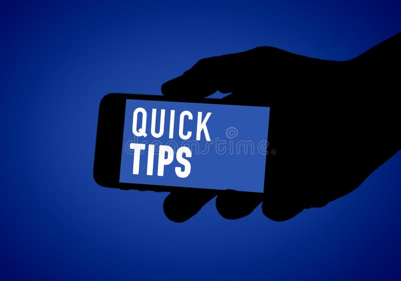 Quick Tips - Service Information Concepts Stock Photo - Image of quick ...