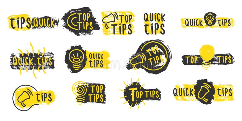 Tips Logos Stock Illustrations – 455 Tips Logos Stock Illustrations ...