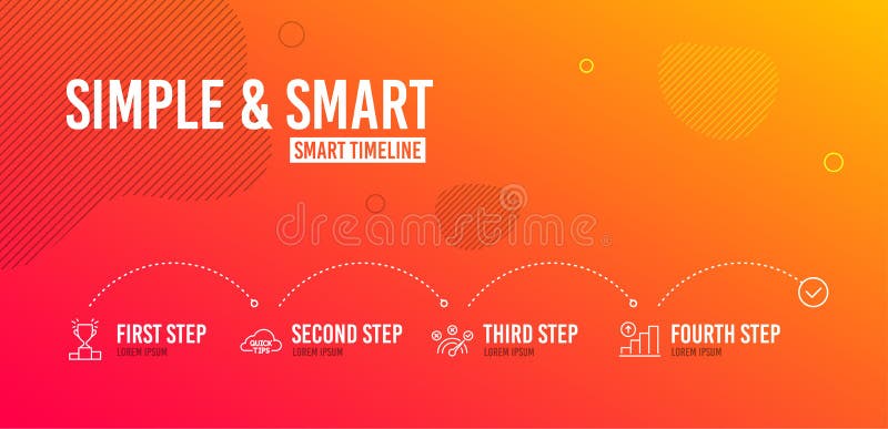 Quick Tips, Winner Podium and Correct Answer Icons Set. Graph Chart ...