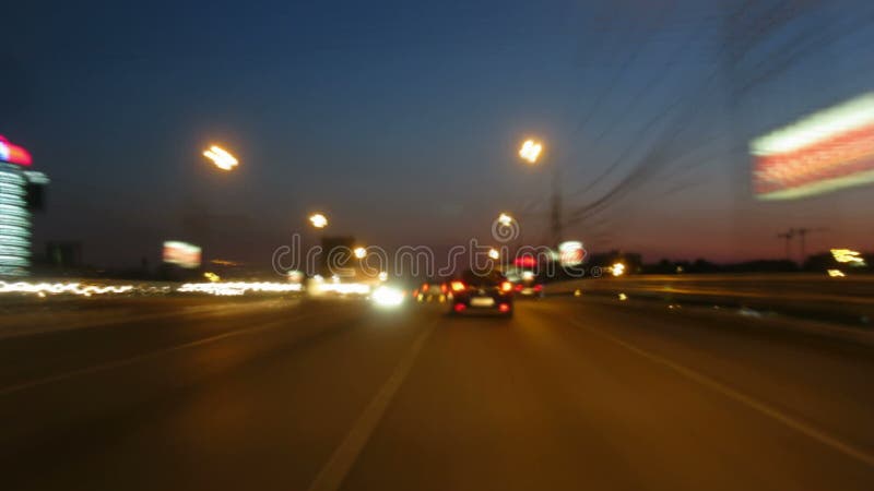 Quick Traffic on Autobahn Hyper Stock Footage - Video of street ...