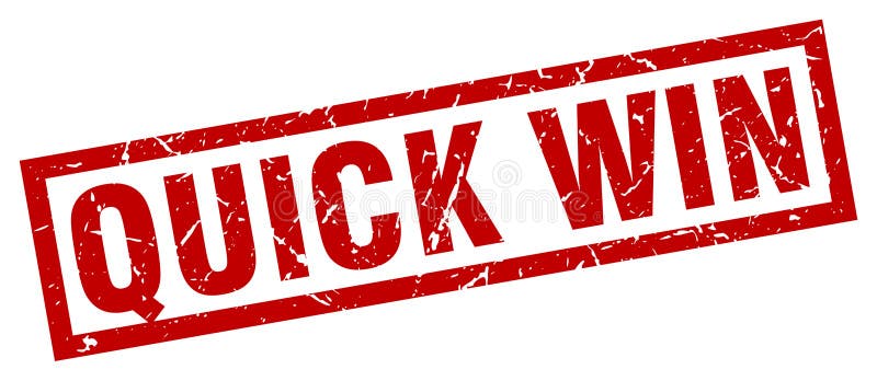 Quick win stamp stock vector. Illustration of succes - 85934271