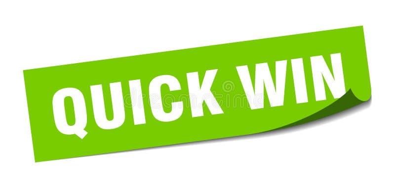 Quick Win Stock Illustrations – 676 Quick Win Stock Illustrations ...