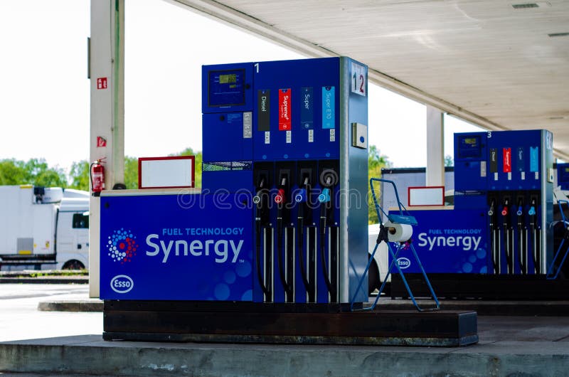 Quickborn, Germany - May 09, 2022: Mer Power Charge Station. Mer is a ...
