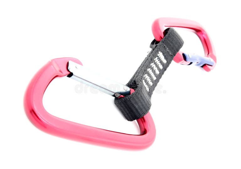 Quickdraw for Sport Climbing Stock Image - Image of rock, close: 23961477