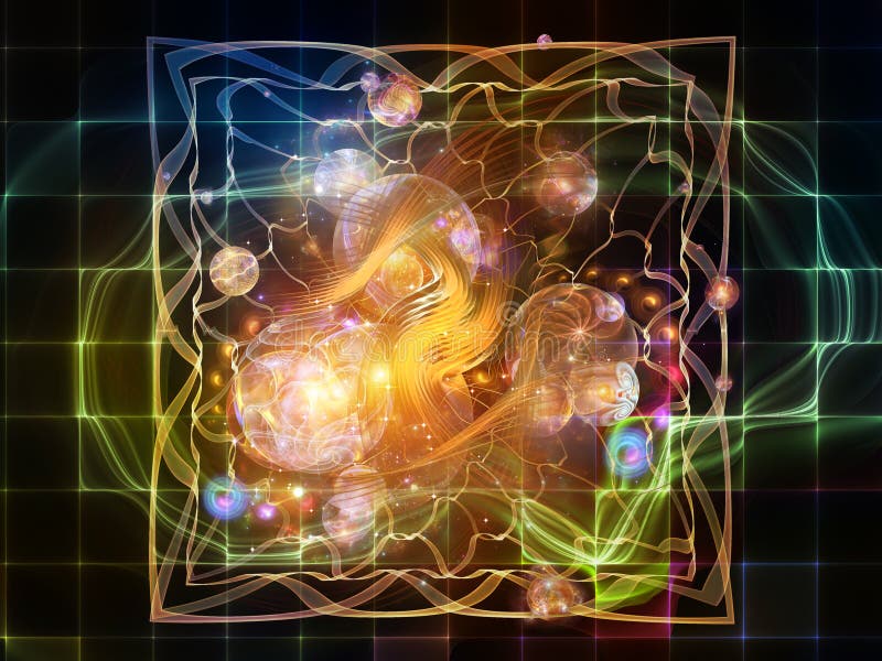 Quickening of Abstract Visualization Stock Illustration - Illustration ...