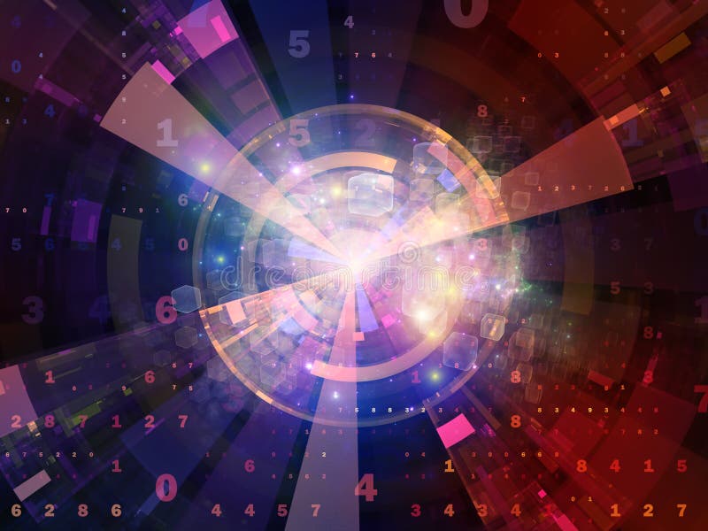 Quickening of Integer Realm Stock Illustration - Illustration of ...