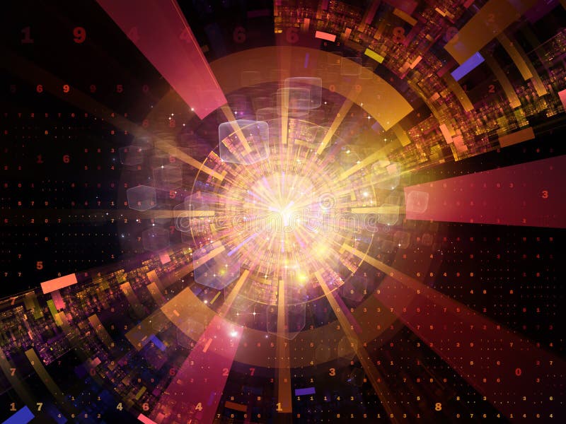 Quickening of Integer Realm Stock Illustration - Illustration of ...