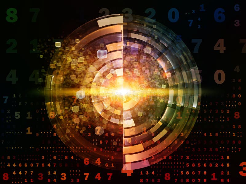 Quickening of Integer Realm Stock Illustration - Illustration of ...