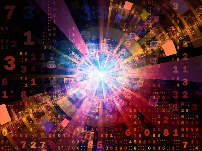 Quickening of Integer Realm Stock Illustration - Illustration of ...