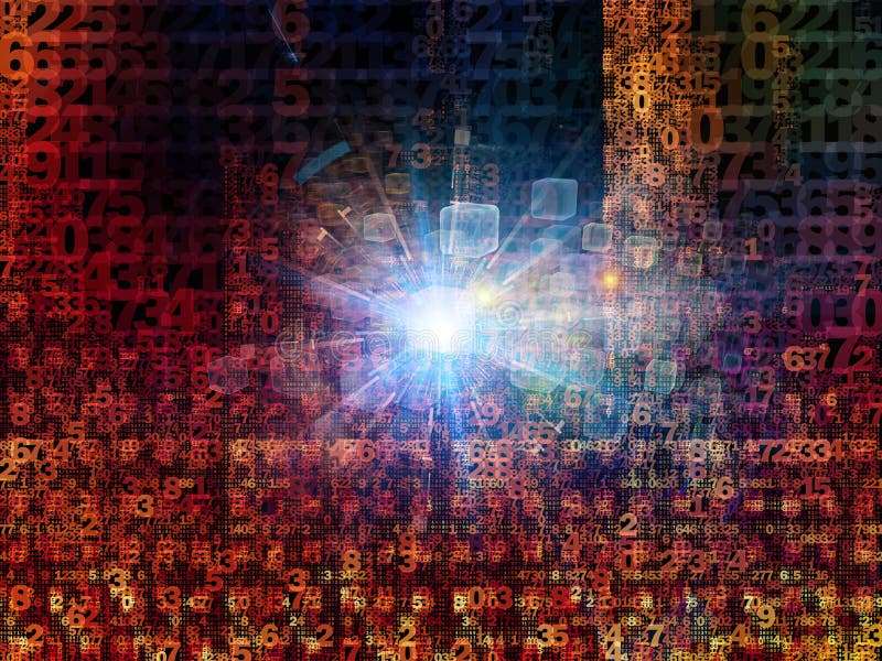 Quickening of Integer Realm Stock Illustration - Illustration of ...