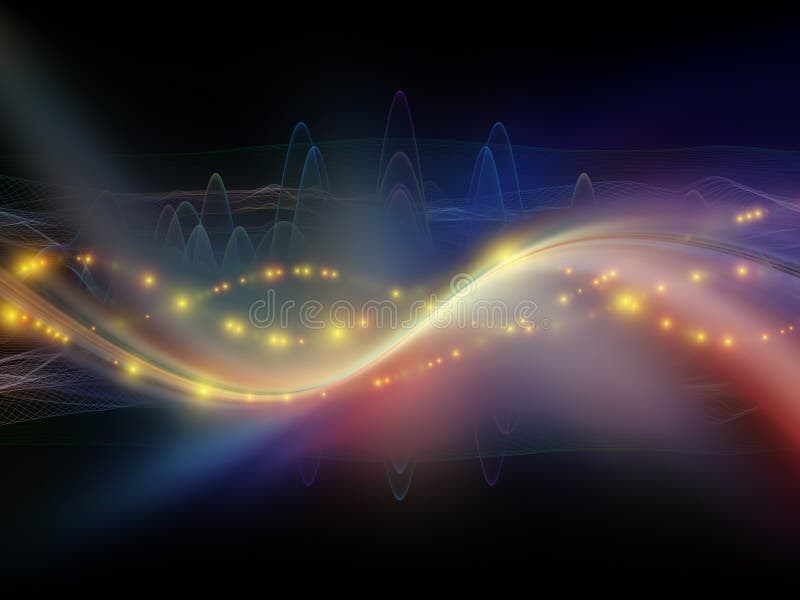 Quickening of Wave stock illustration. Illustration of sine - 75731488