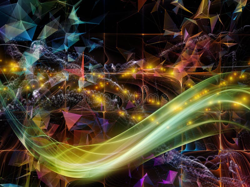 Quickening of Virtual World Stock Illustration - Illustration of ...