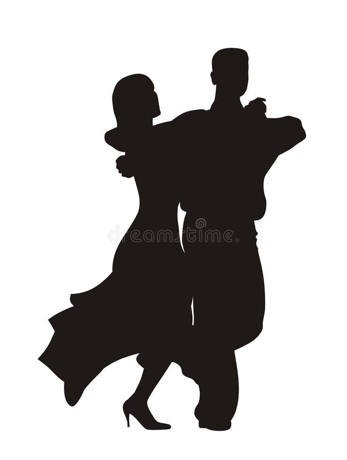 Quickstep Dance stock illustration. Illustration of music - 519832